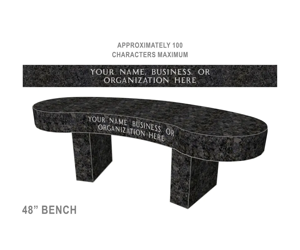 Memorial Benches for Sale - Law Enforcement Memorial Foundation of ...